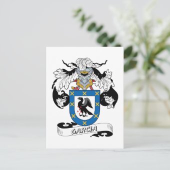 Garcia Family Crest Postcard | Zazzle