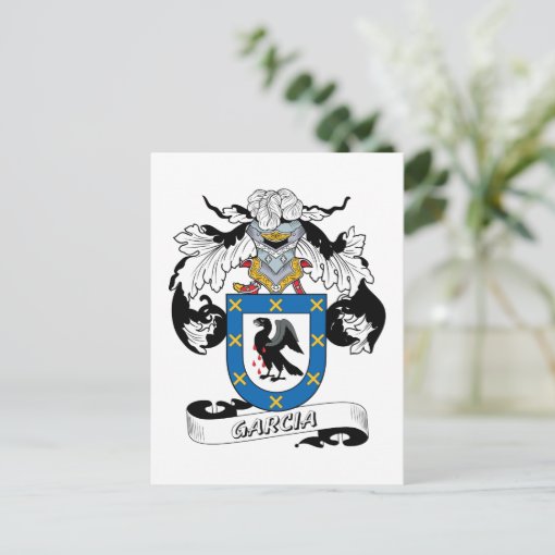 Garcia Family Crest Postcard | Zazzle