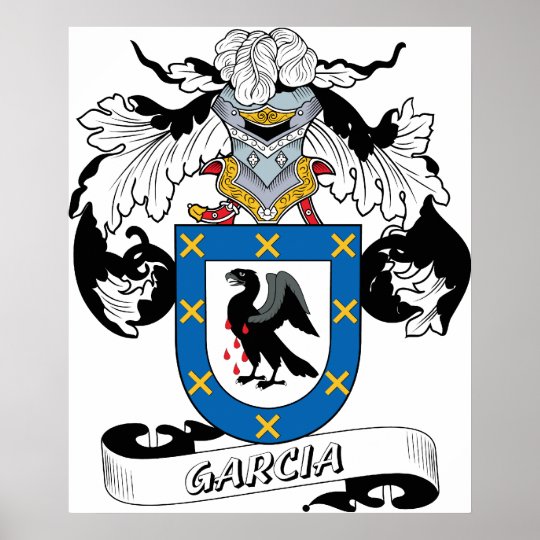 Garcia Family Crest Poster | Zazzle.com