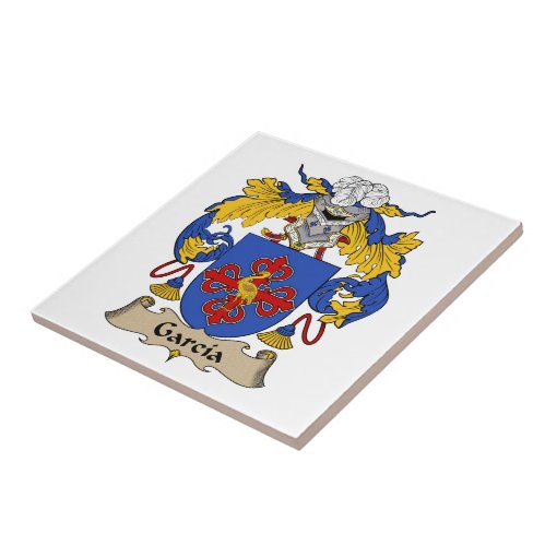 Garcia Family Crest Tile | Zazzle