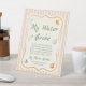 Garden Baby Shower My Water Broke Game Pedestal Sign | Zazzle