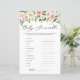 Garden Flowers Word Scramble Baby Shower Game | Zazzle