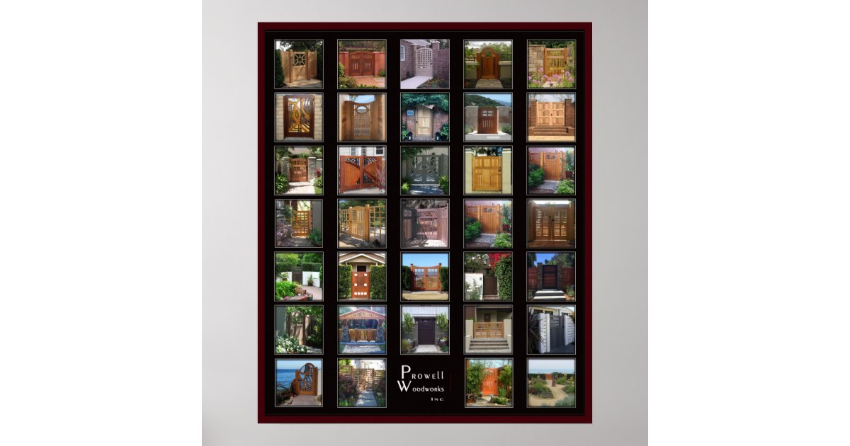 Garden Gates #2 Poster | Zazzle