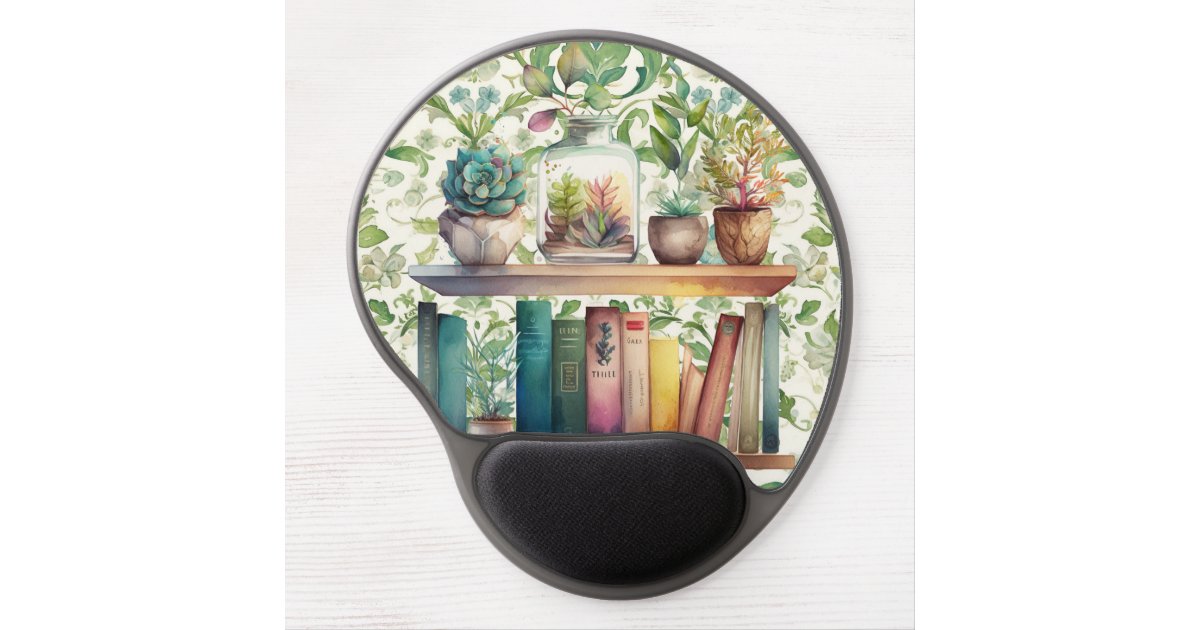 Garden Library Gel Mouse Pad | Zazzle