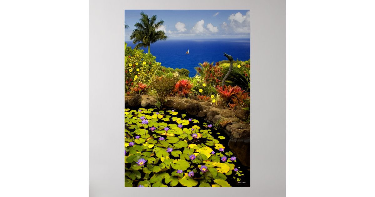Garden of Eden - Maui - Hawaii Poster | Zazzle