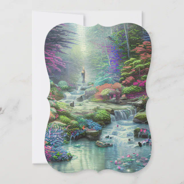 Garden of Eden Note Card | Zazzle