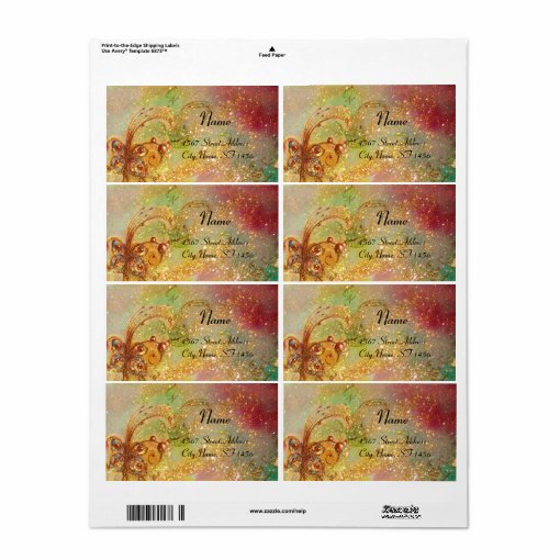 GARDEN OF THE LOST SHADOWS , yellow brown green Label | Zazzle