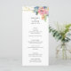 Garden Party, Flowers and Twinkle Lights Wedding Menu | Zazzle