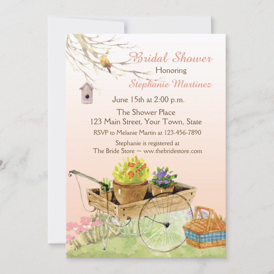 Garden Party Invitation | Zazzle
