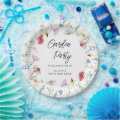 Garden Party Wildflowers Birthday Paper Plates | Zazzle
