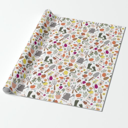 Garden Party Wrapping Paper | Zazzle