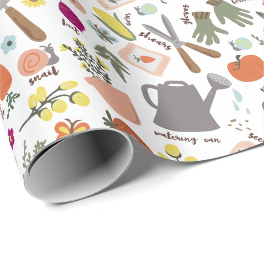 Garden Party Wrapping Paper | Zazzle.com