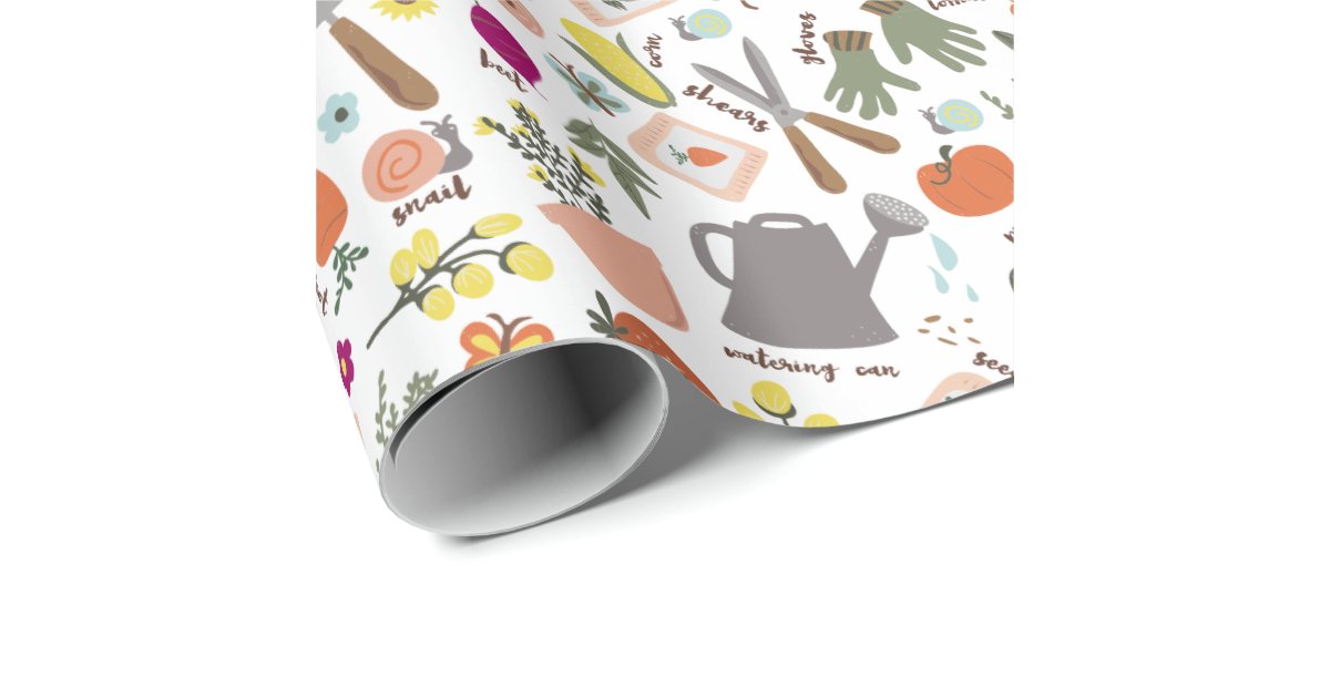 Garden Party Wrapping Paper | Zazzle.com