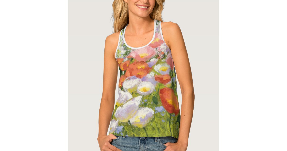 Garden Pastels Tank Top | Zazzle