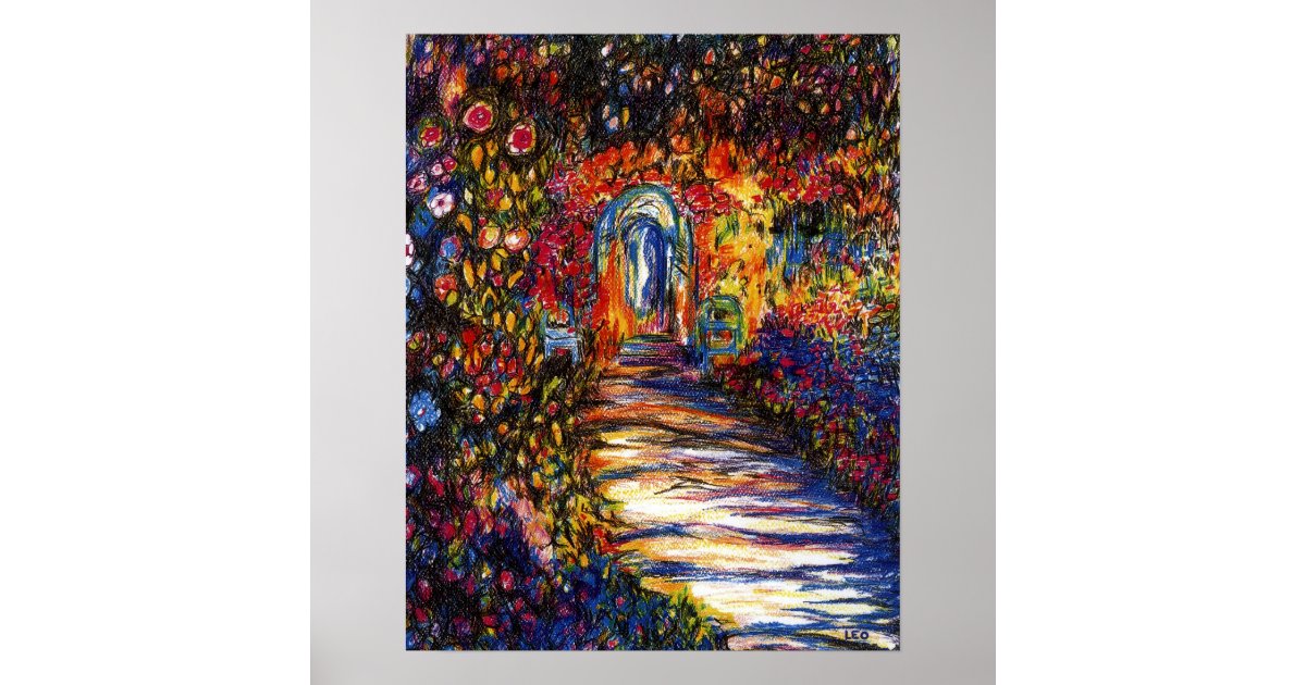 Garden Path Poster | Zazzle