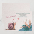Garden Snail Birthday Party Invitation | Zazzle