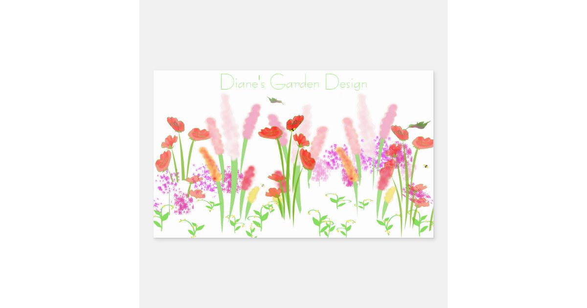 Garden Sticker | Zazzle