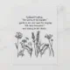 Garden Verse Rudyard Kipling Watercolor Flowers Postcard | Zazzle