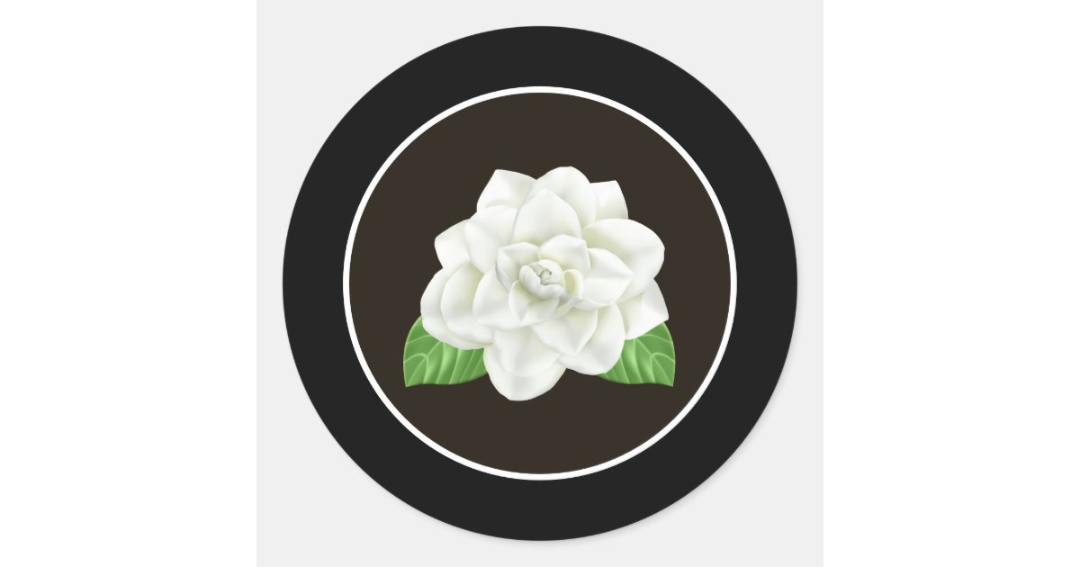 Gardenia Stickers | Zazzle