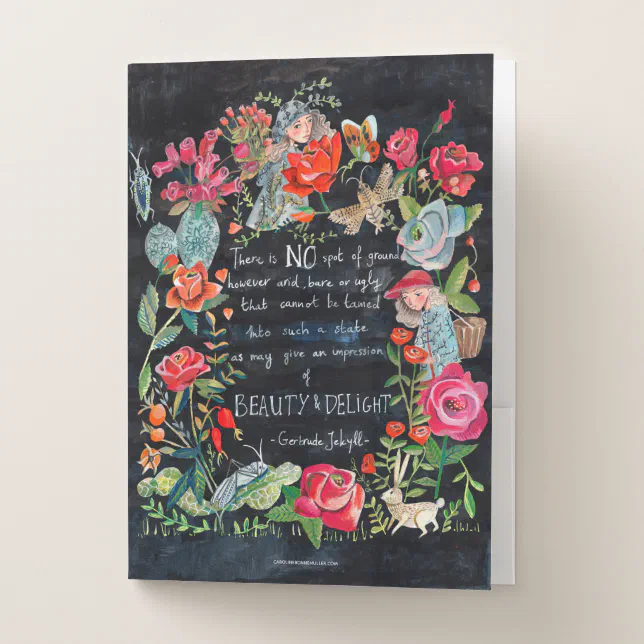Gardening Roses | Quote | Folder | Zazzle