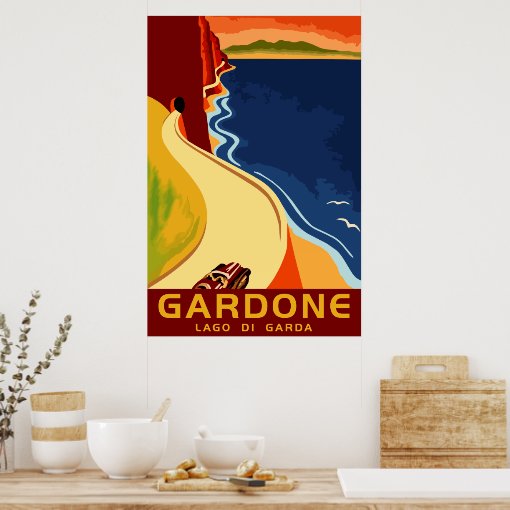 Gardone Lake Garda Poster | Zazzle