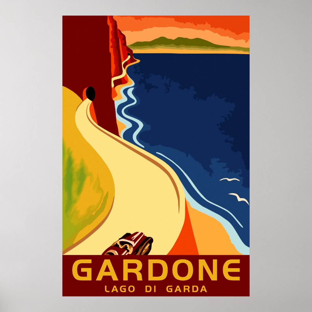 Gardone Lake Garda Poster | Zazzle