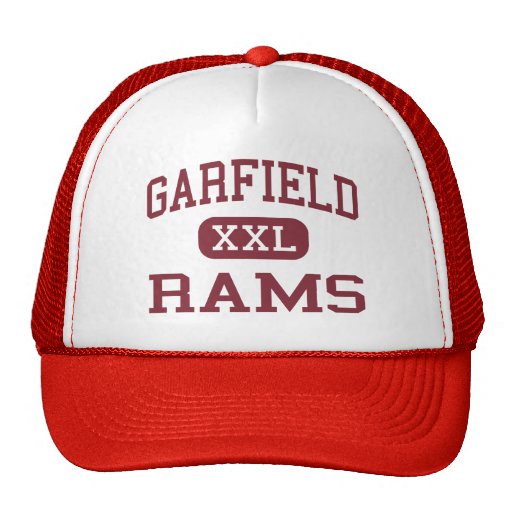 Garfield - Rams - High School - Akron Ohio Trucker Hat | Zazzle