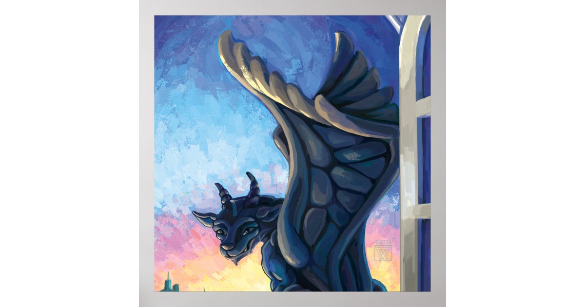 Gargoyle Guardian Poster | Zazzle