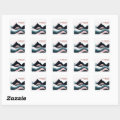 Garibaldi Provincial Park Colored Hills Square Sticker | Zazzle
