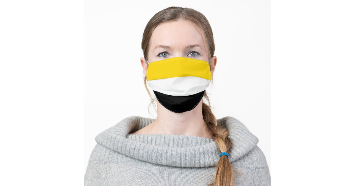 Garifuna people flag ethnic symbol adult cloth face mask | Zazzle