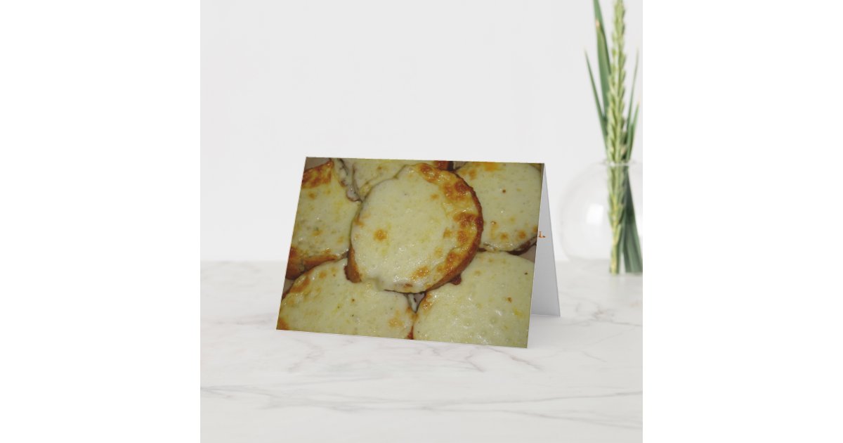 "Garlic Cheese Bread" Thank You Card | Zazzle