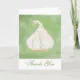 Garlic Thank You notecard | Zazzle