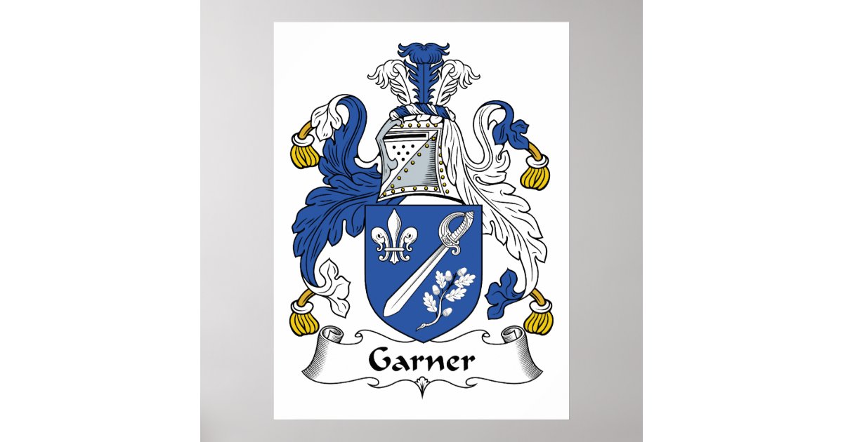 Garner Family Crest Poster | Zazzle