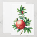 Garnet Pattern Flat Card | Zazzle