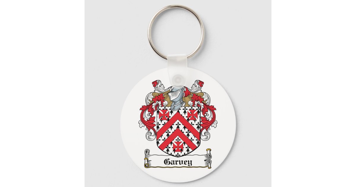 Garvey Family Crest Keychain | Zazzle
