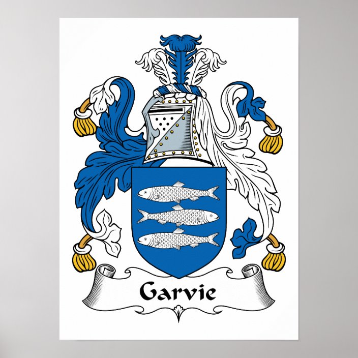 Garvie Family Crest Poster | Zazzle.com