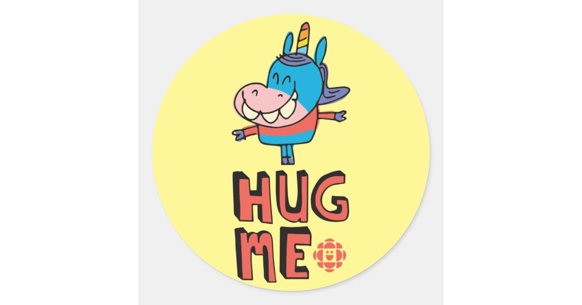 Gary Hug Me Stickers | Zazzle