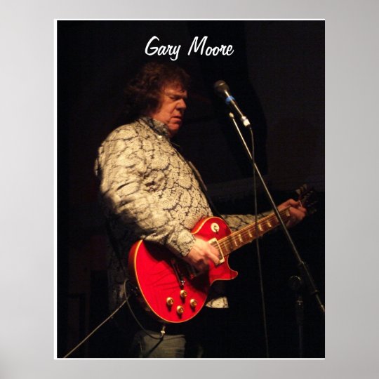 Gary Moore Poster | Zazzle.com