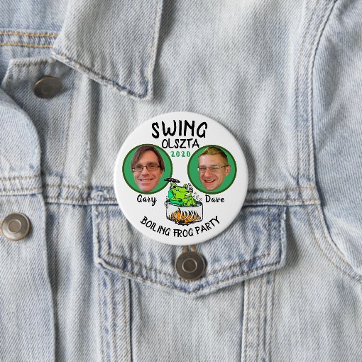 Gary Swing / Dave Olszta 2020 Button | Zazzle