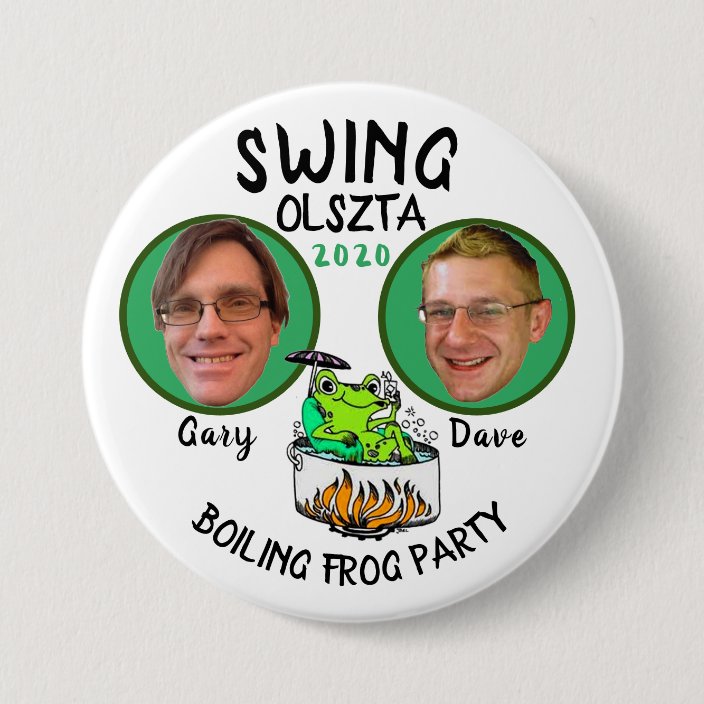 Gary Swing / Dave Olszta 2020 Button | Zazzle.com