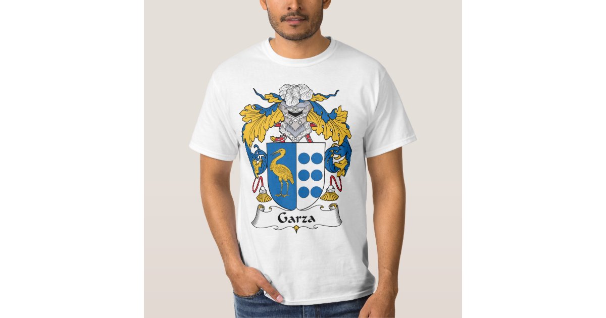 Garza Family Crest T-Shirt | Zazzle.com