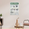 Gas Attack poster, WWII Poster | Zazzle
