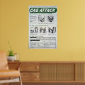 Gas Attack poster, WWII Poster | Zazzle