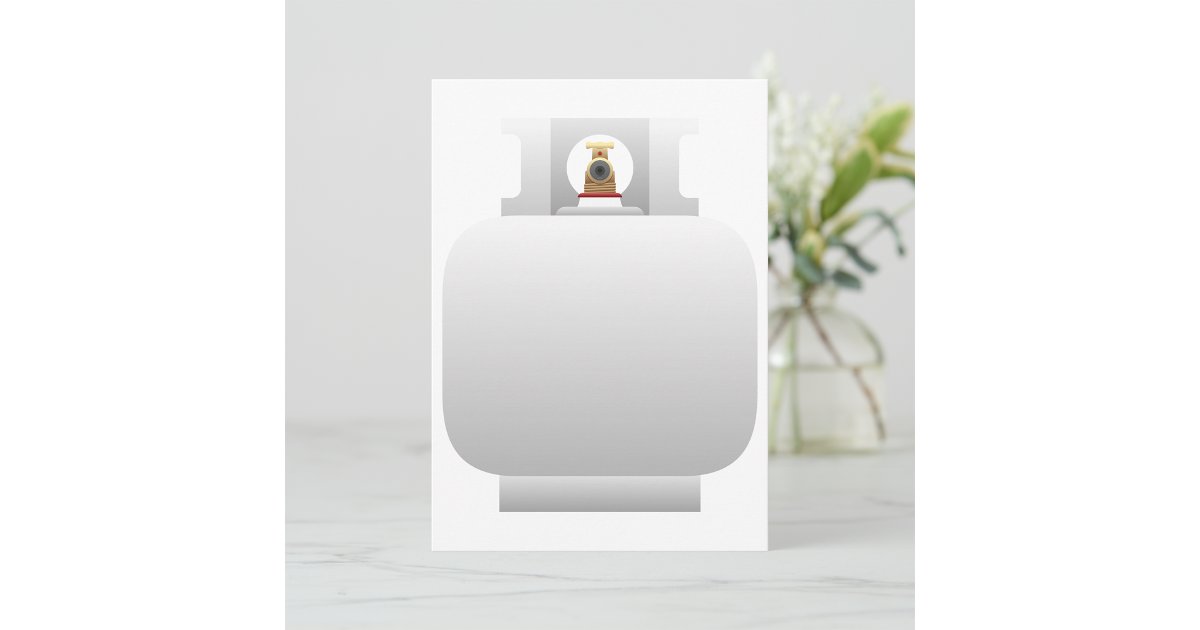Gas Cylinder Invitations | Zazzle