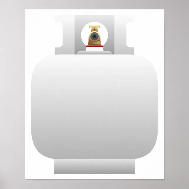Gas Cylinder Poster | Zazzle