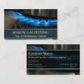 Gas Engineer / Fitter Photo Business Card | Zazzle