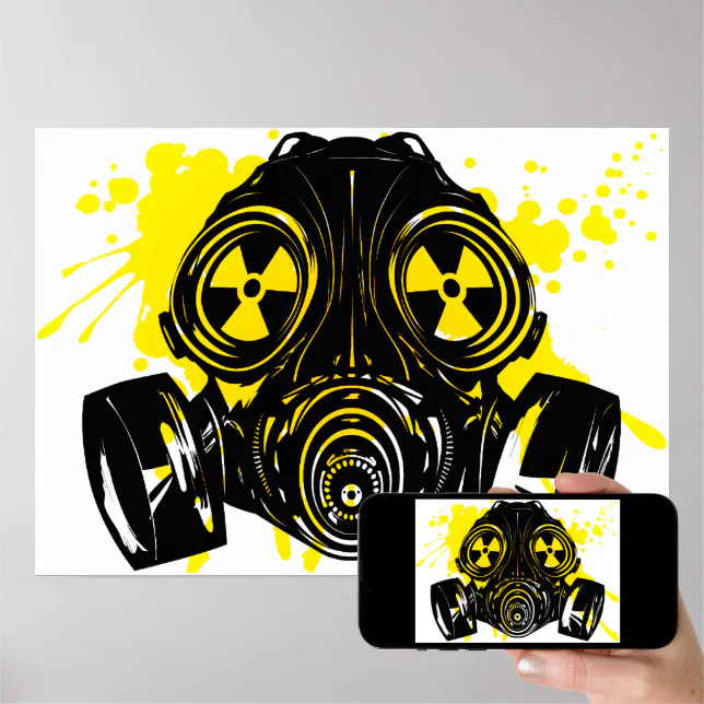 GAS_MASK_PROTECTION POSTER | Zazzle