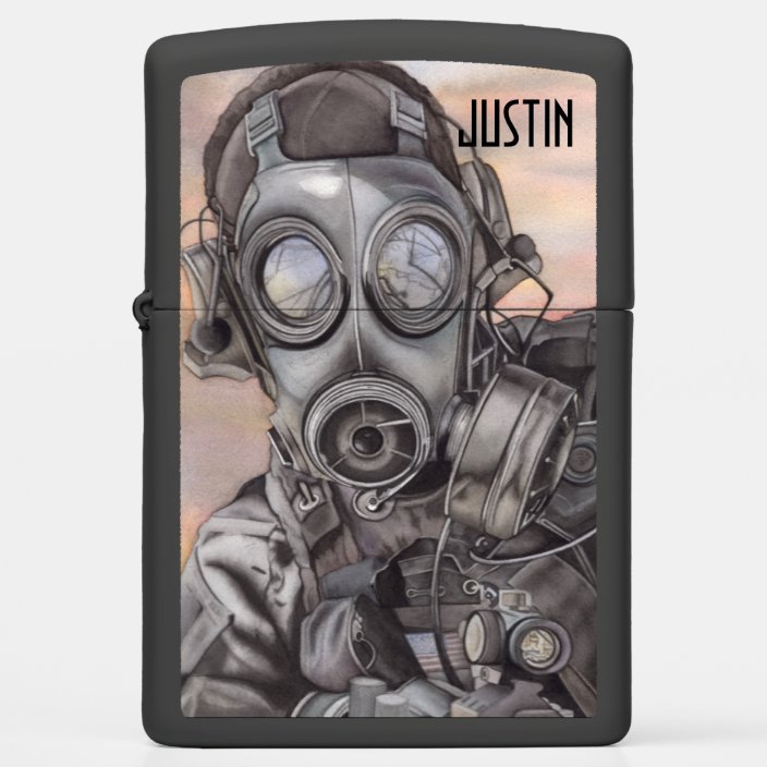 Gas Mask Quarantine Prepper 2020 Gift for Him Zippo Lighter | Zazzle.com