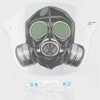 Gas Mask Toxic Grunge Green | Zazzle