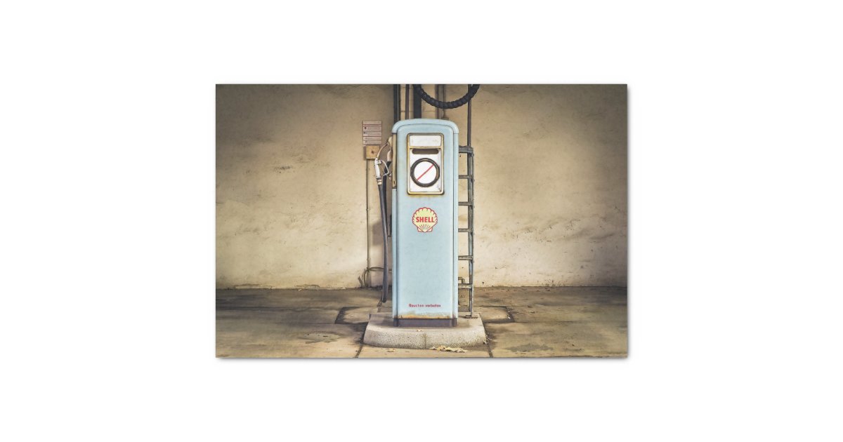 Gas Pump Decoupage Tissue Paper | Zazzle